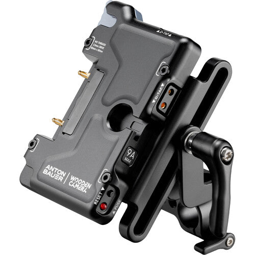 Wooden Camera Micro Battery Slide Plate with Dual 15mm Rod Clamp (Gold ...