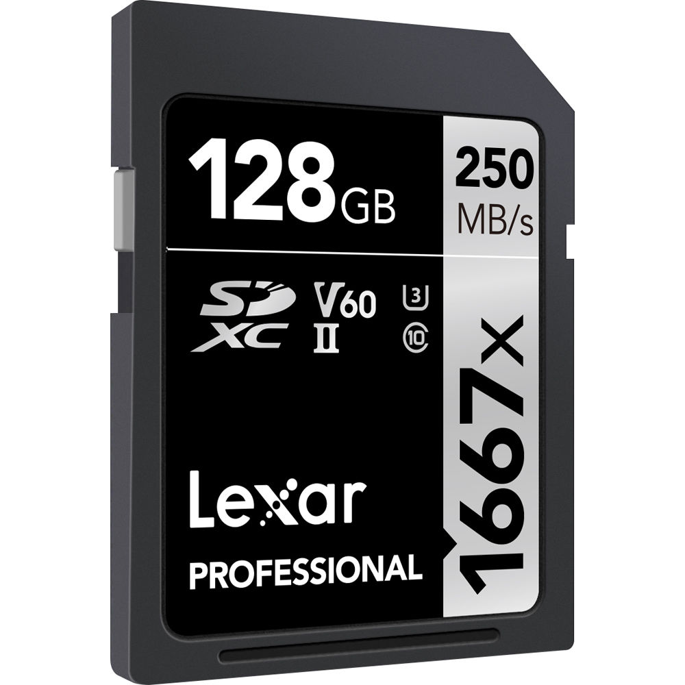 Lexar 128GB Professional 1667x UHS-II SDXC Memory Card — Hot Rod Cameras