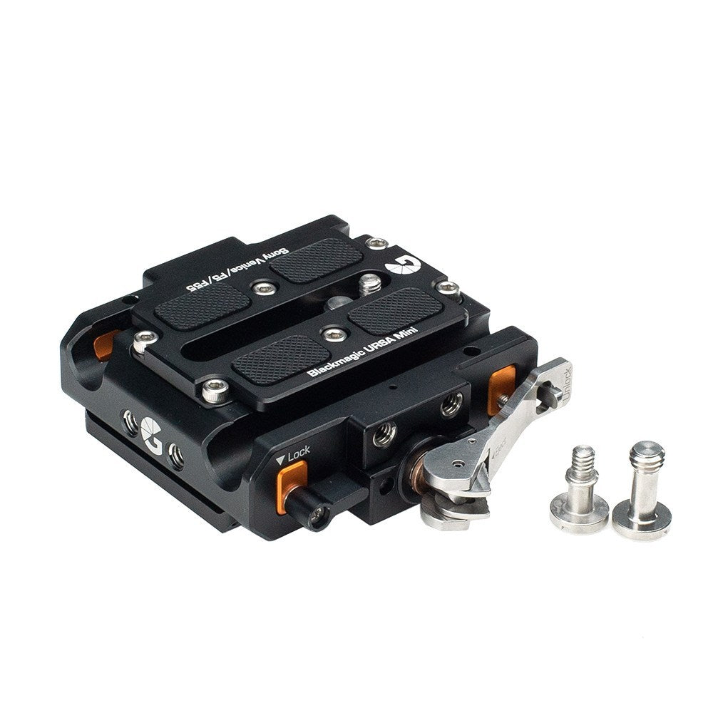 Bright Tangerine Left Field QR Baseplate for Blackmagic Design Ursa Mi ...