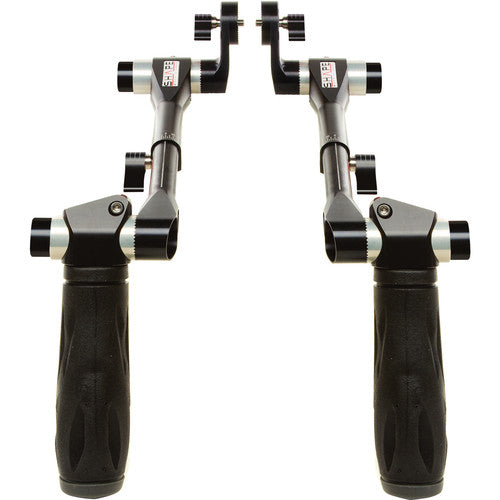 SHAPE Telescopic Handles with ARRI Rosettes (Black) — Hot Rod Cameras